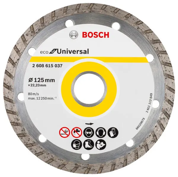 Bosch Turbo dijamantski disk ECO for Universal 2608615037, 125mm