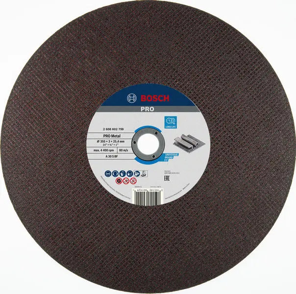 Bosch Metal rezna ploča PRO 355x3.1 mm 25.4 mm 2608602759