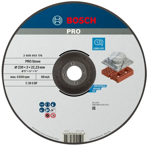 Bosch Rezna ploča PRO Stone 230x3 mm 2608603176