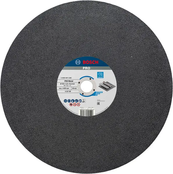 Bosch Metal rezna ploča PRO 355x2.8 mm 2608601238, Ravna, 10 komada