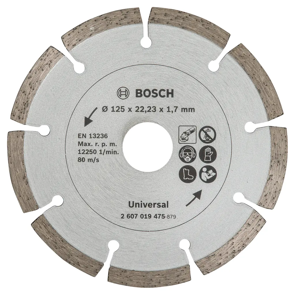 Bosch Dijamantska rezna ploča za građevinske materijale 2607019475, 125mm
