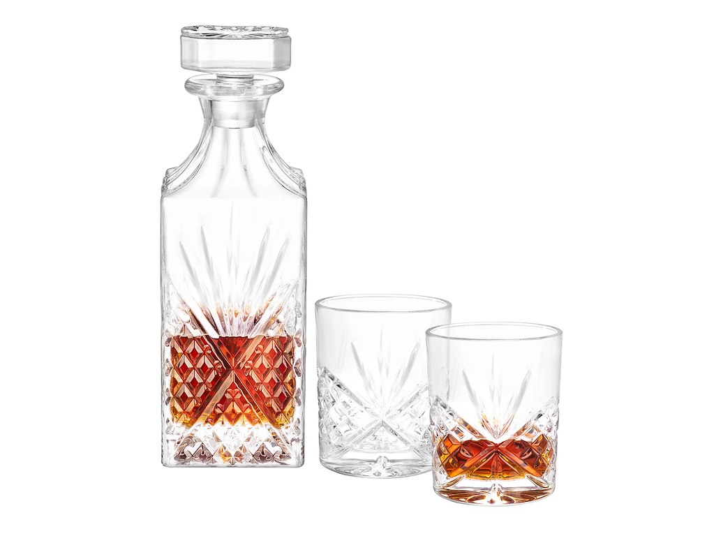 MADAME COCO Aron Set za Whisky Bokal i 4 čaše, 760ml