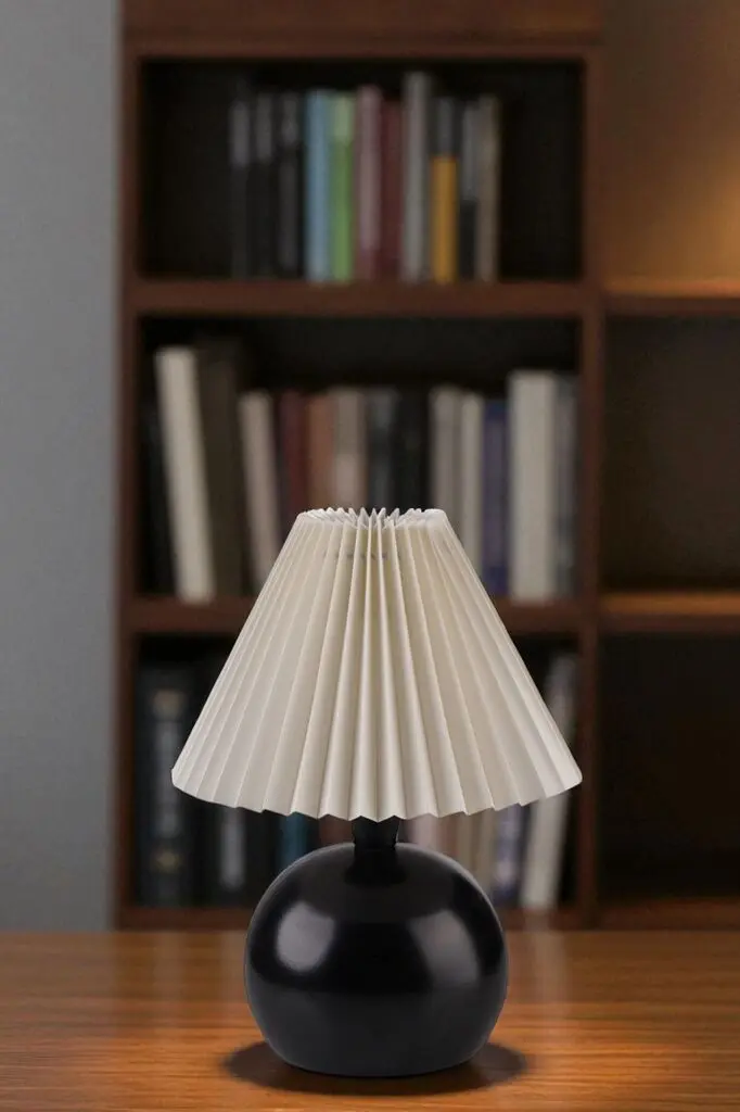 Opviq Stona lampa Oliver, Crno-bela