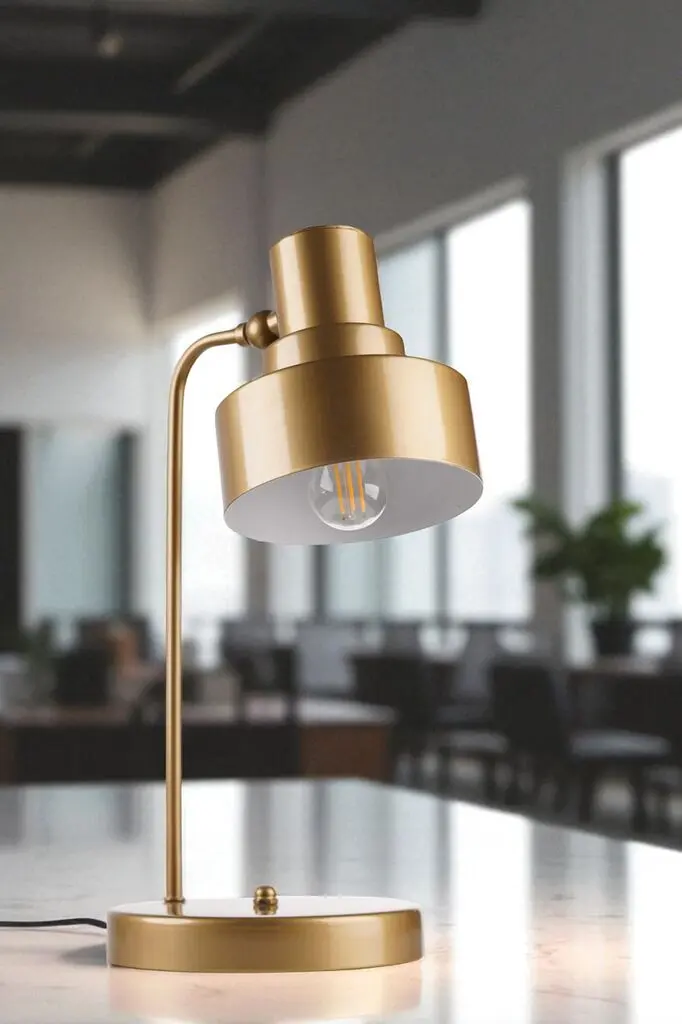 Opviq Stona lampa 8892-5, Zlatne boje
