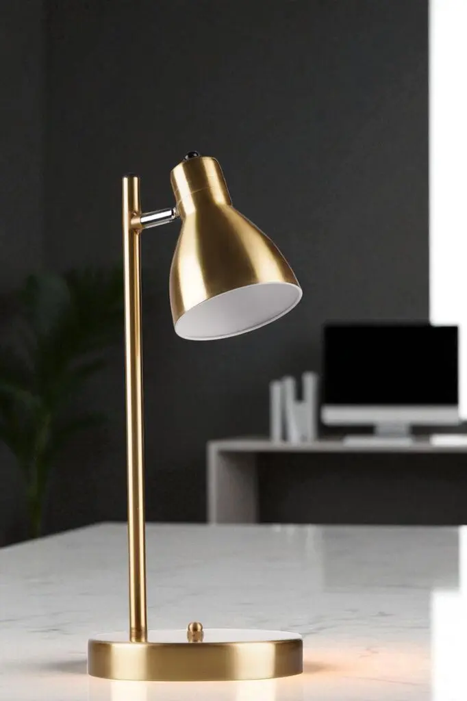Opviq Stona lampa Otis, Zlatne boje