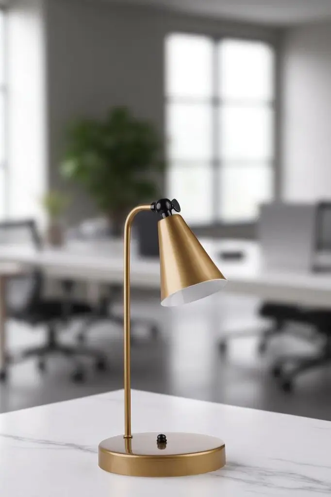 Opviq Stona lampa 8895-2, Zlatne boje