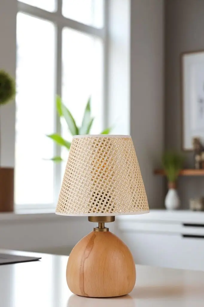 Opviq Stona lampa Cameron, Boje hrasta