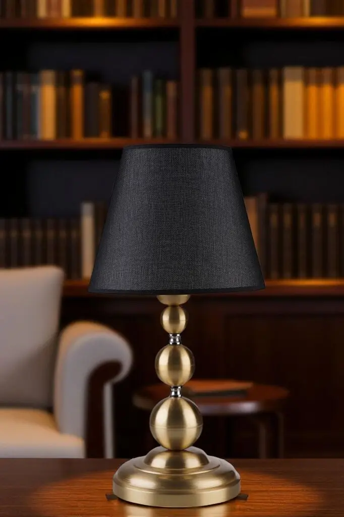 Opviq Stona lampa 8908-3, Zlatne boje