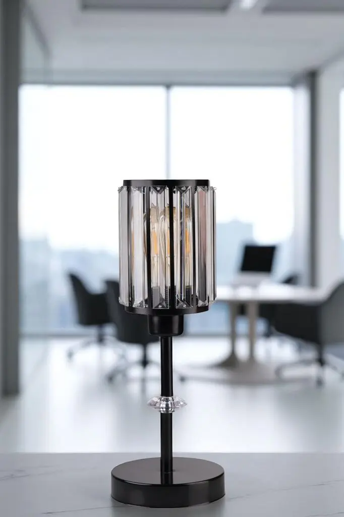 Opviq Stona lampa 8913-1A, Crna