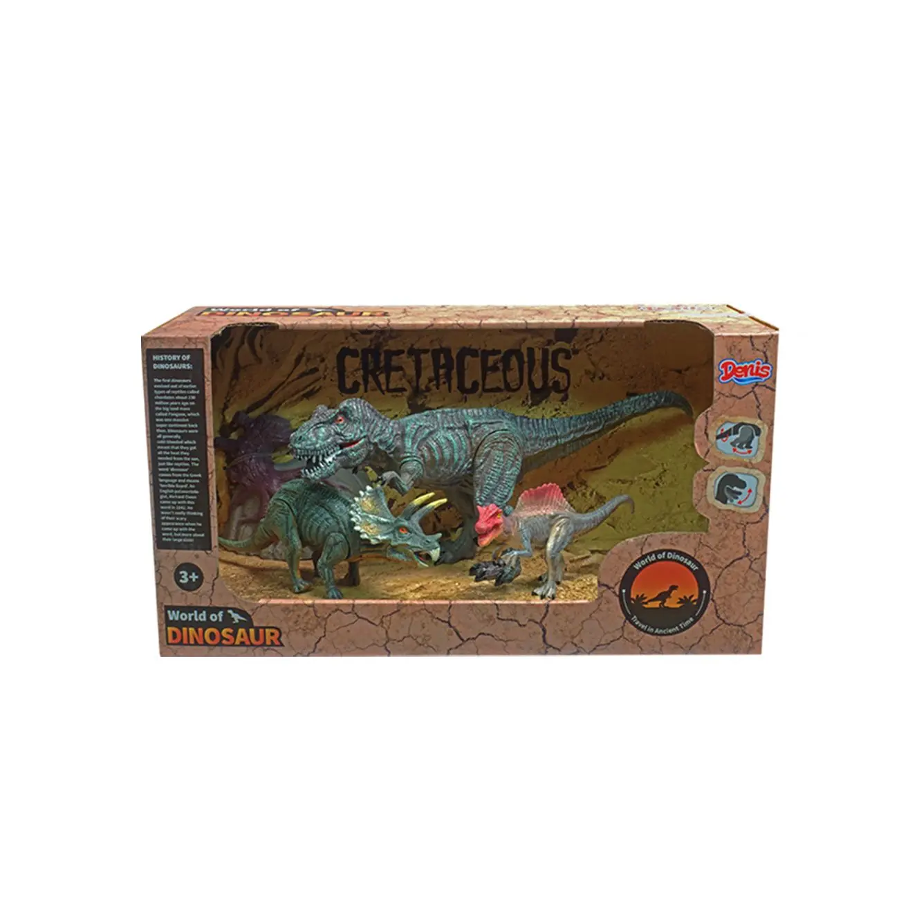 DENIS Set sa tri dinosaurusa