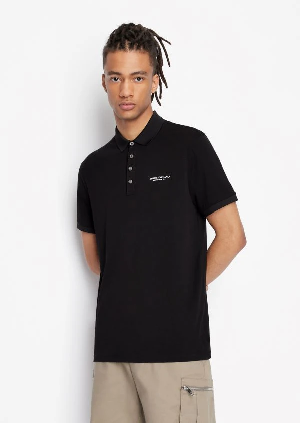 Armani Exchange Muška polo majica, Crna