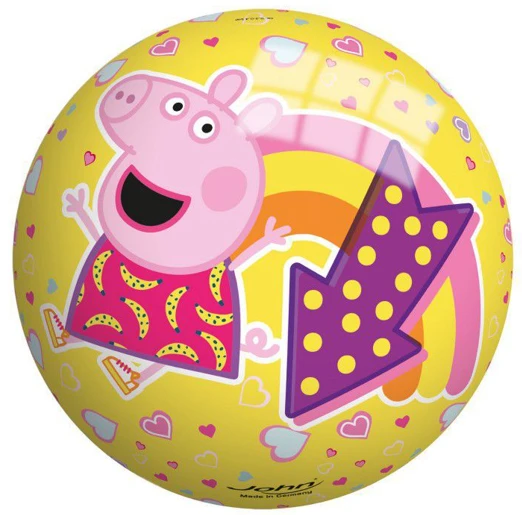DENIS PVC Lopta Peppa pig 23cm žuta