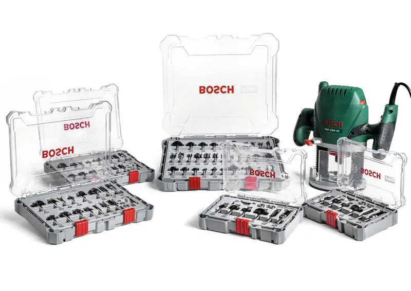 Bosch Set glodala sa glodalicom POF 1200 AE, 1200W