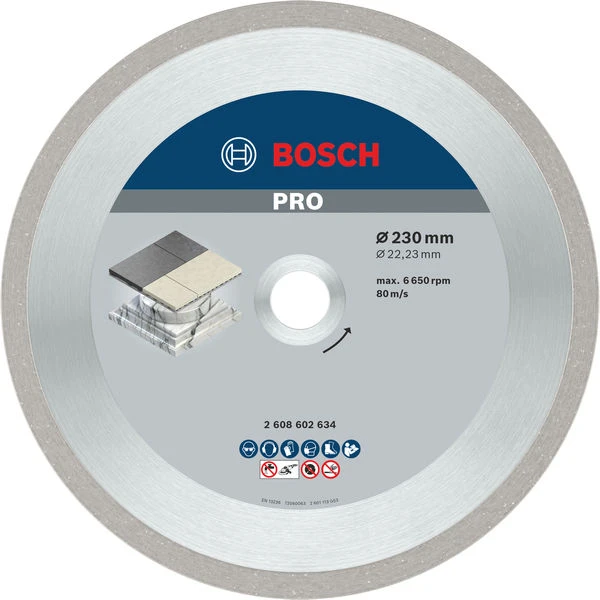 Bosch Dijamantska ploča za keramiku PRO 230 mm 2608602634
