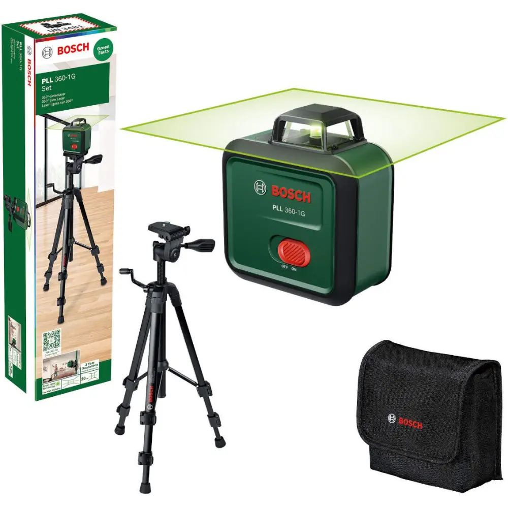 Bosch Samonivelišući linijski laser PLL 360-1G+stativ, 0603663M01