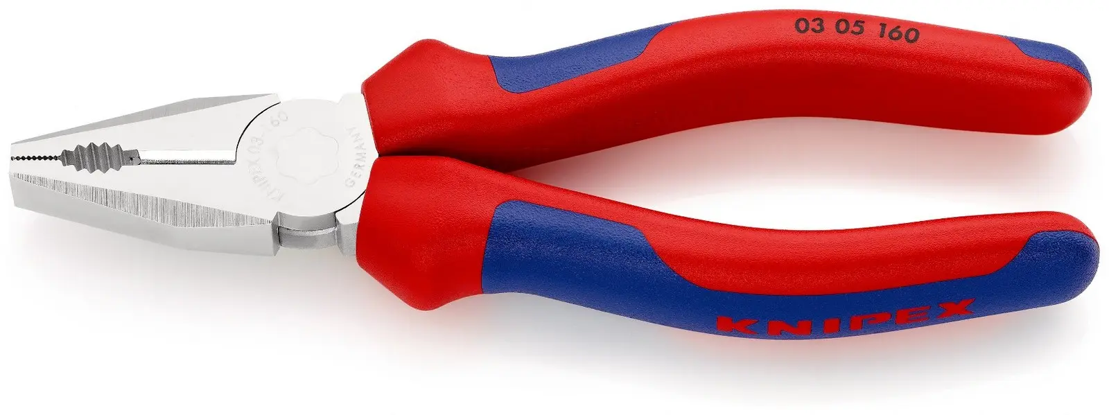 KNIPEX Kombinovana klešta 160mm 03 05 160 crvena