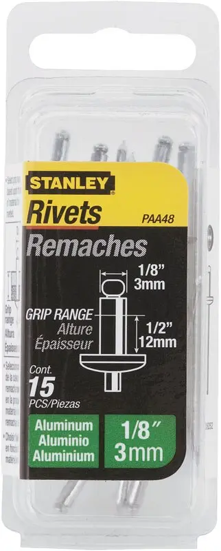 STANLEY Aluminijumske nitne 3x12.5 mm 15/1 1-PAA48T