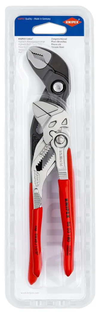 KNIPEX Set ključ klešta Cobra 2 dela 00 31 20 V03 crveni