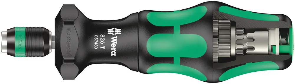 WERA Turbo Odvijač sa držačem za bitove 826 T Kraftform Rapidaptor 1/4" x 146 mm