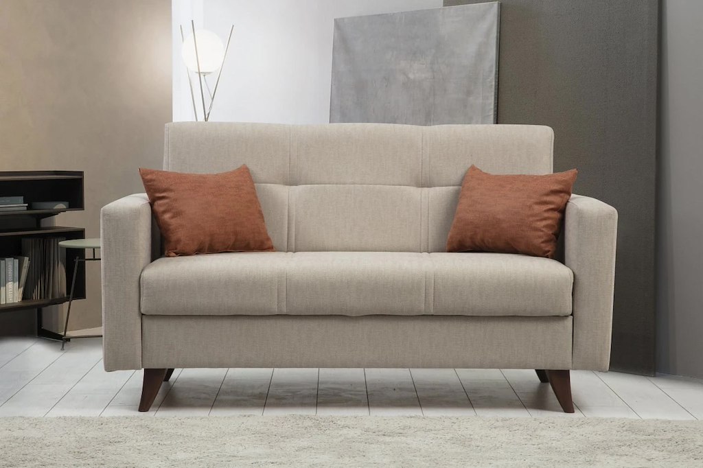 Atelier del Sofa Dvosed na razvlačenje Polya 151x86x75cm Bež
