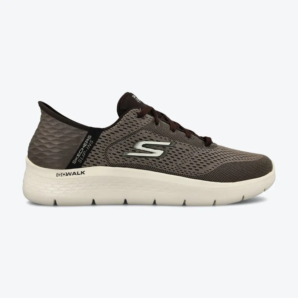 Skechers Muške patike Slip-ins go walk flex new world, Braon