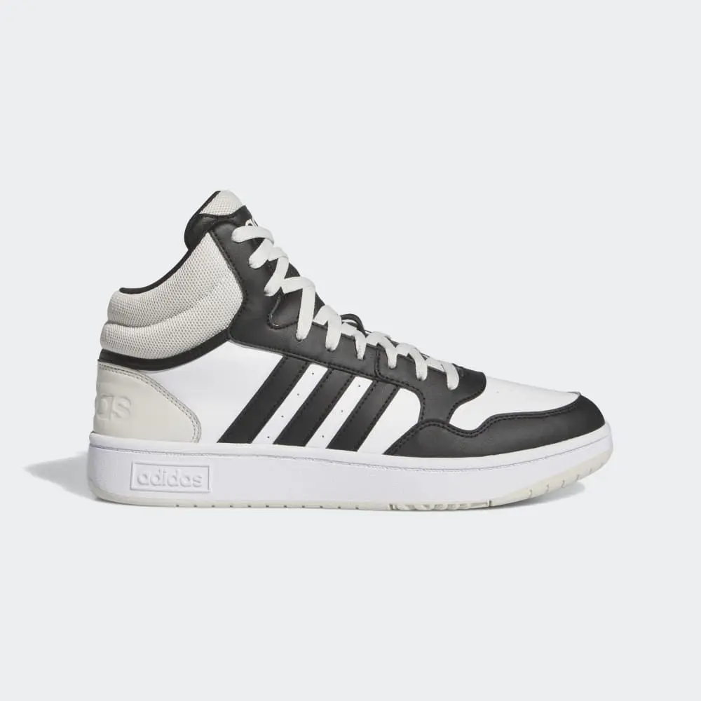 Adidas Muške patike Hoops 3.0 Mid, Belo-crne