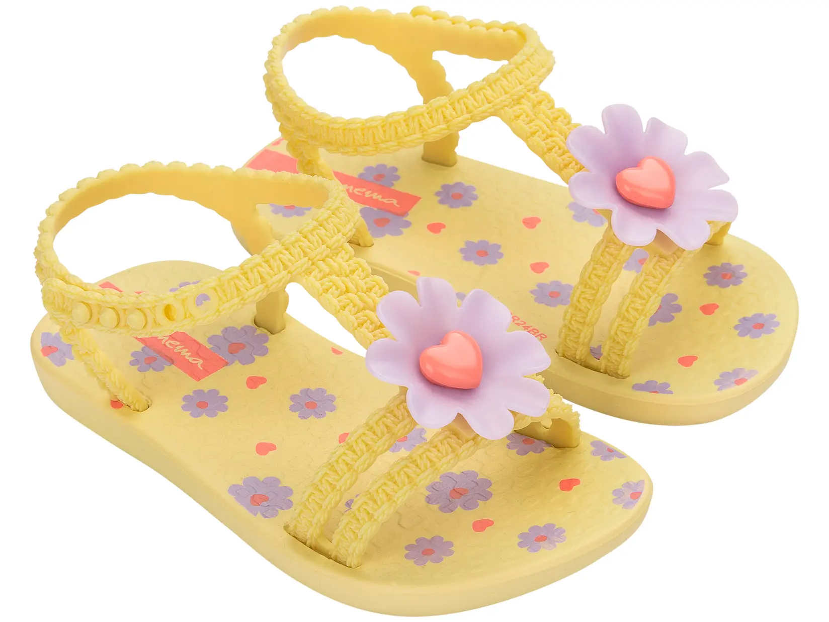 Ipanema Sandale za devojčice 83355-BC654, Daisy Baby, Žute
