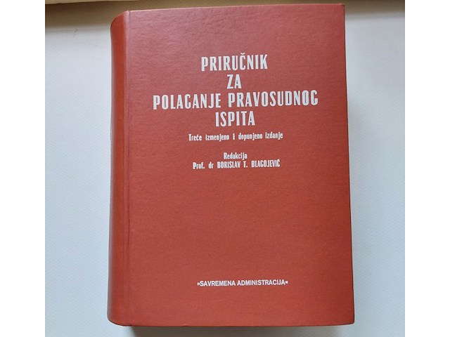 Priručnik za polaganje pravosudnog ispita