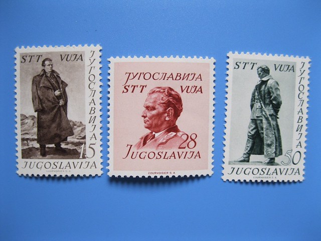 VUJA STT, 1952., 60 god Tita, MNH