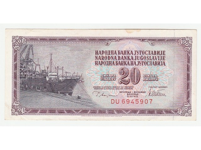 20 Dinara - 1978