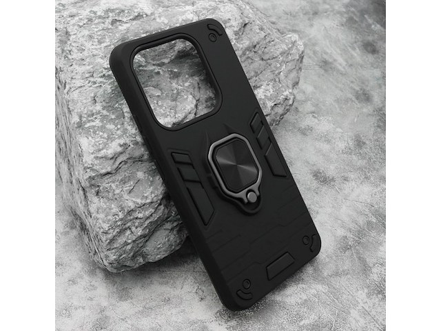 Futrola Square ring za Xiaomi Redmi Note 14 4G crna