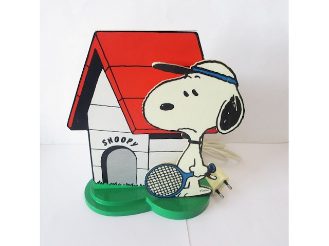 Vintage SNOOPY stona lampa iz 70ih made in Italy
