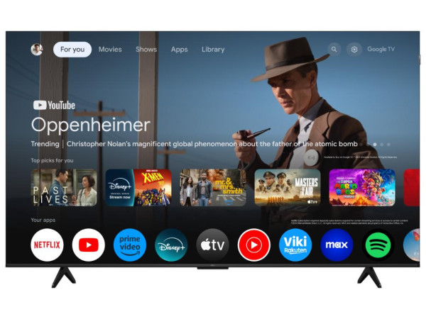 TCL Televizor 75P7K QLED 75'' 4K UHD 60Hz Google TV crna