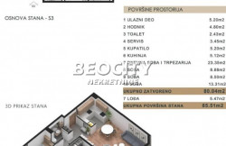 Vračar, Kalenić pijaca, , 3.5, 86m2, 410000EUR
