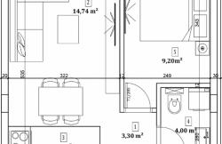 VETERNIČKA RAMPA, 36m2, Jednoiposoban, Izgradnja