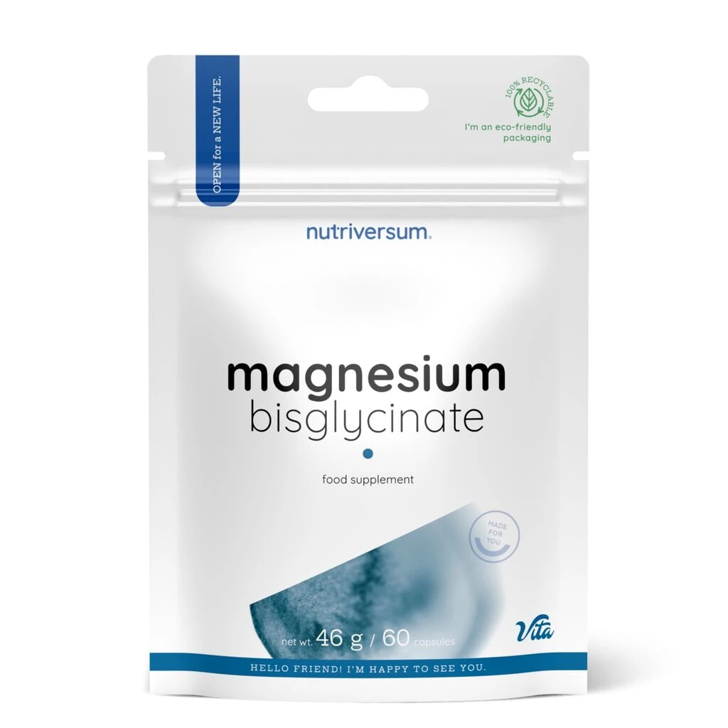 Nutriversum Magnezijum Bisglicinat, 125mg, 60 kapsula