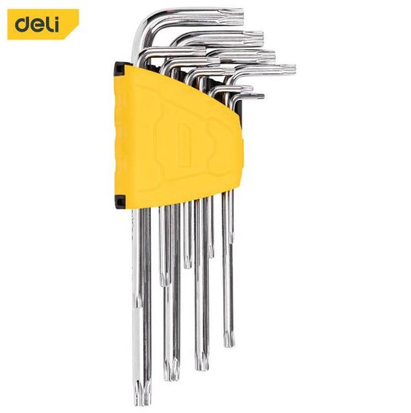DELI SET DUGIH KLJUČEVA TORX T10–T50 9KOM