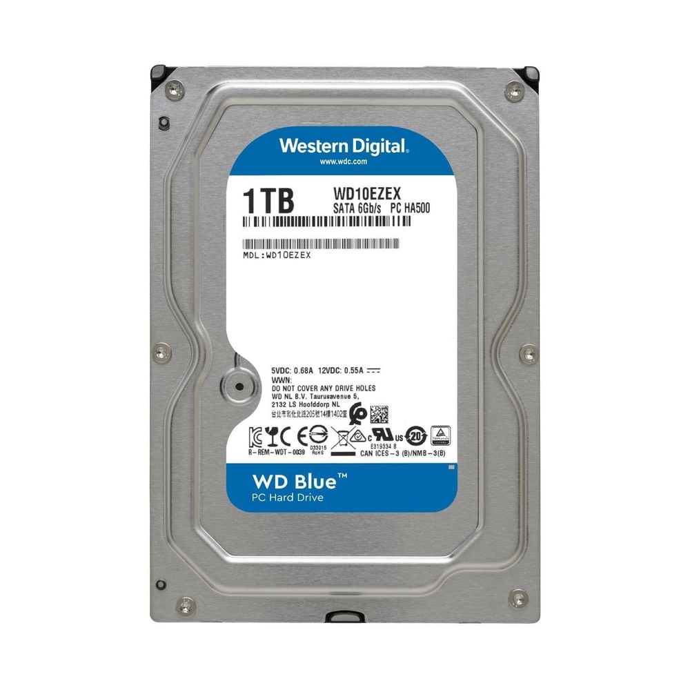 WD 1TB WD10EZEX 7200rpm 64MB Blue 3.5in