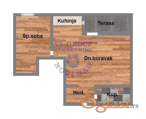 Dvosoban stan - Somborski bulevar - izgradnja - povrat PDV-a!