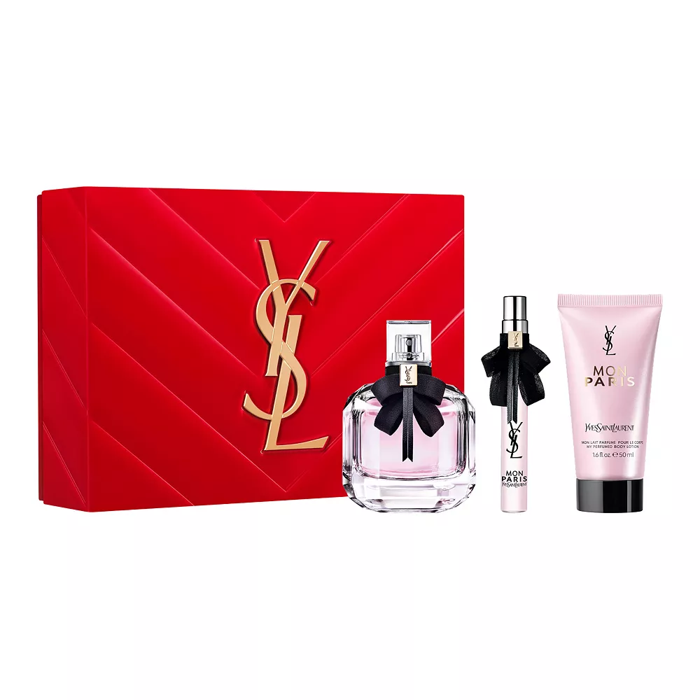 YSL - Mon Paris edp 90ml + edp 10ml + 50ml losion / LADY / SET