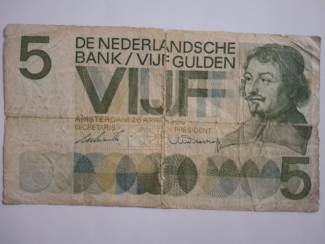 5 guldena HOLANDIJA