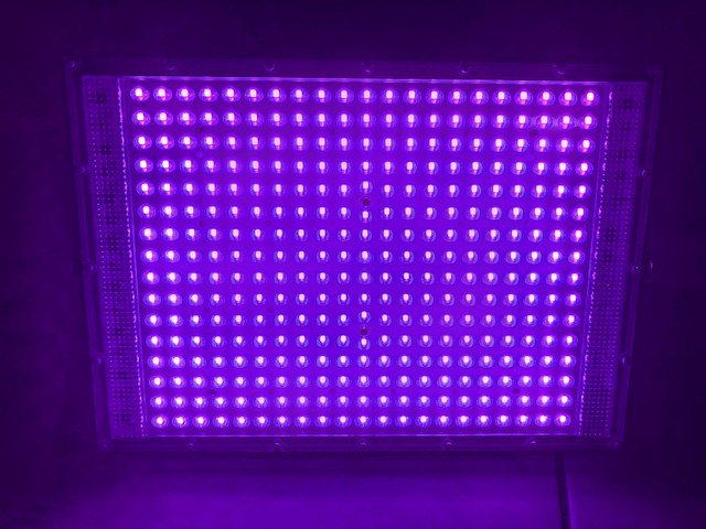 UV Led svetlo 400W Black light 390nm - 400nm - 336Led