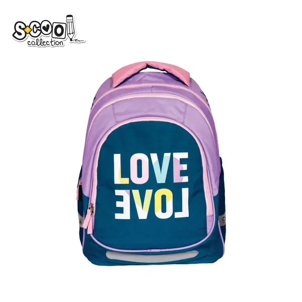 S-COOL SC2634 Anatomski ranac Light love 41x28x21cm, Ljubičasti