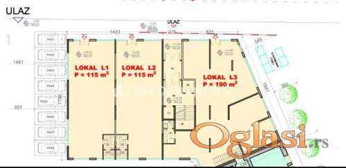 Lokal na prometnoj lokaciji na Paliluli ID#7595