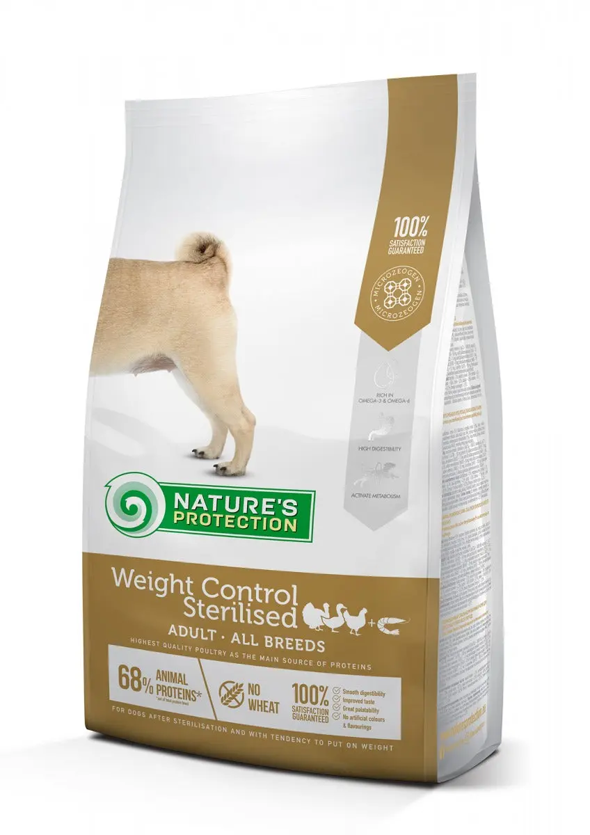 NATURE'S PROTECTION Hrana za sterilisane pse, 4kg