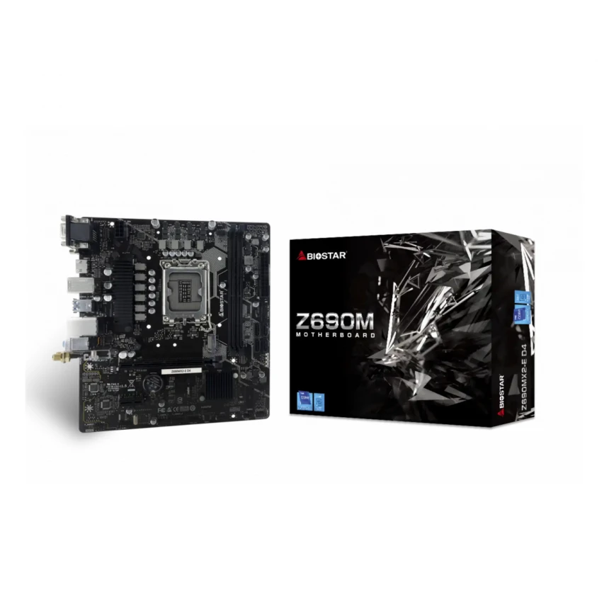 Matična ploča 1700 Biostar Z690MX2-E D4 VGAHDMI/DVI/M.2