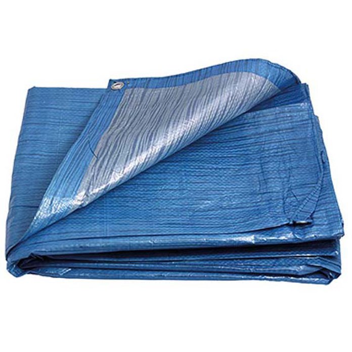 Zaštitna PE folija 3 x 5 m 70 g/m² plavo-srebrna 07.284 / 25015