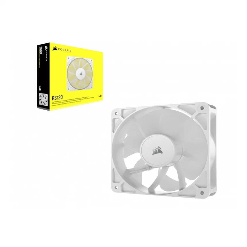 Ventilator CORSAIR RS120/120mm/single pack/bela