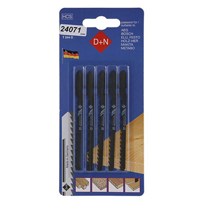 List ubodne testere za drvo HCS 75 mm set 5 kom Bosch prihvat FESTA 24071 / 32440