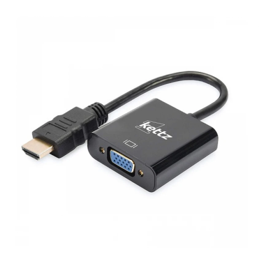 Adapter Kettz HV-4500 HDMI-VGA M/F